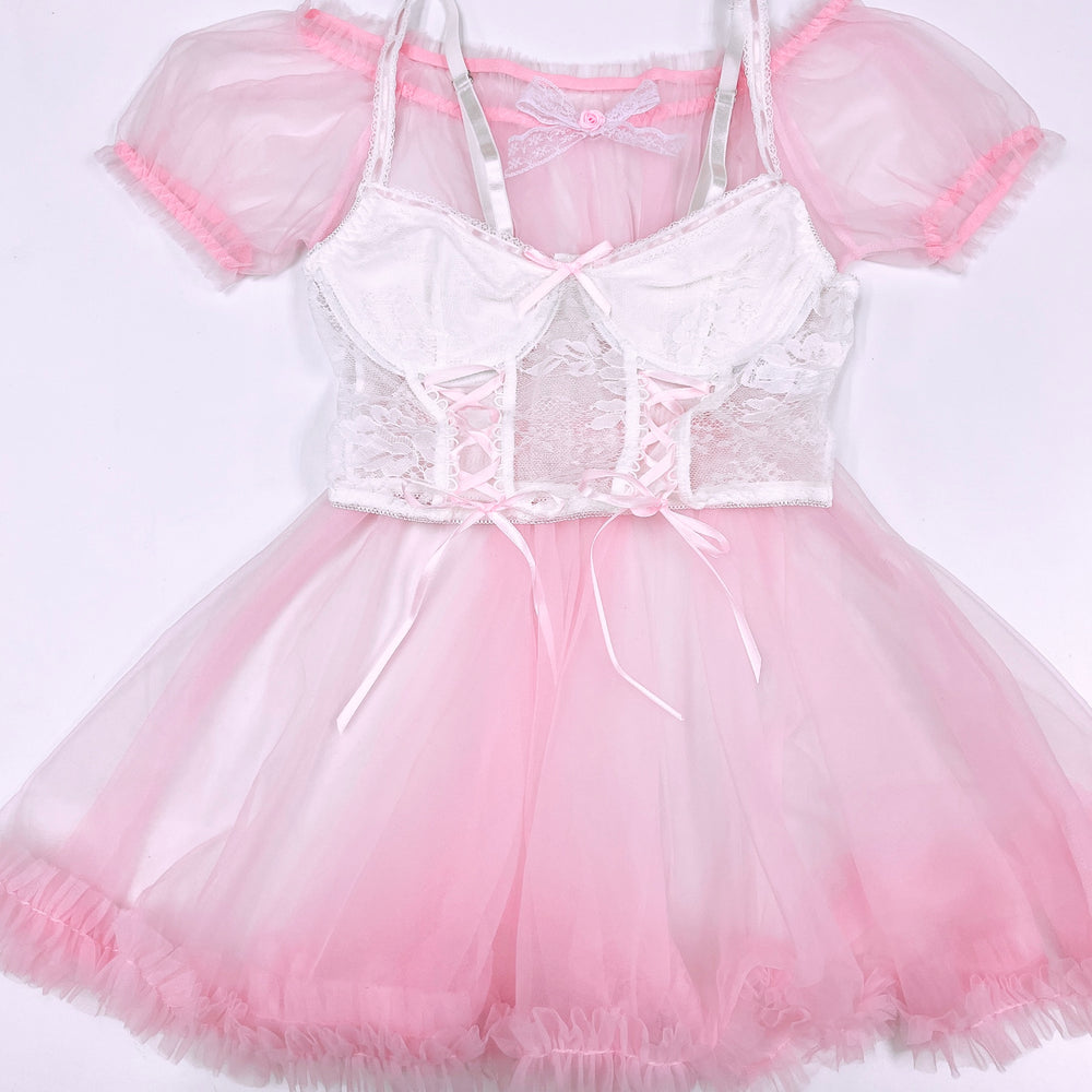 99% Angel Sheer Dress (Pink)